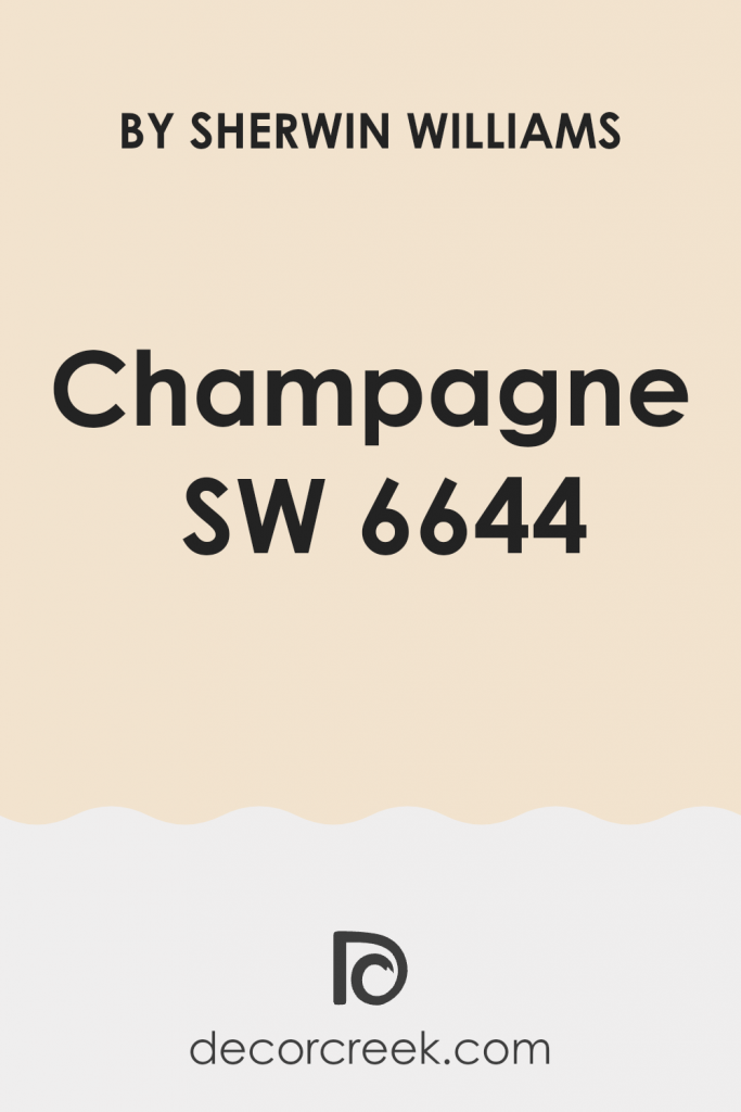 Champagne SW 6644 Paint Color by Sherwin Williams - DecorCreek