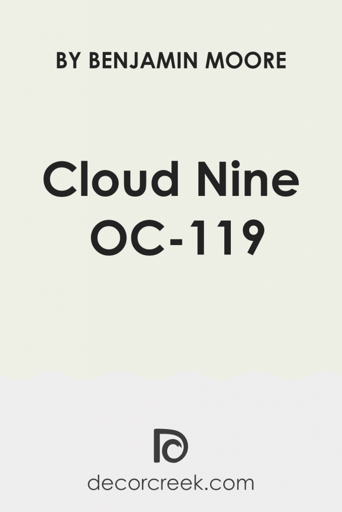 Cloud Nine OC-119 Paint Color by Benjamin Moore - DecorCreek