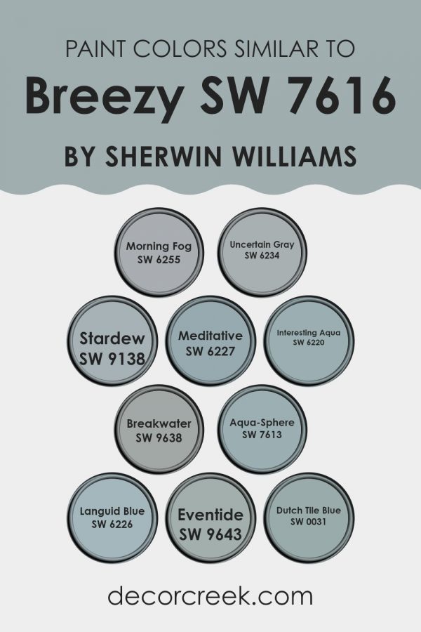 Breezy SW 7616 Paint Color by Sherwin Williams - DecorCreek