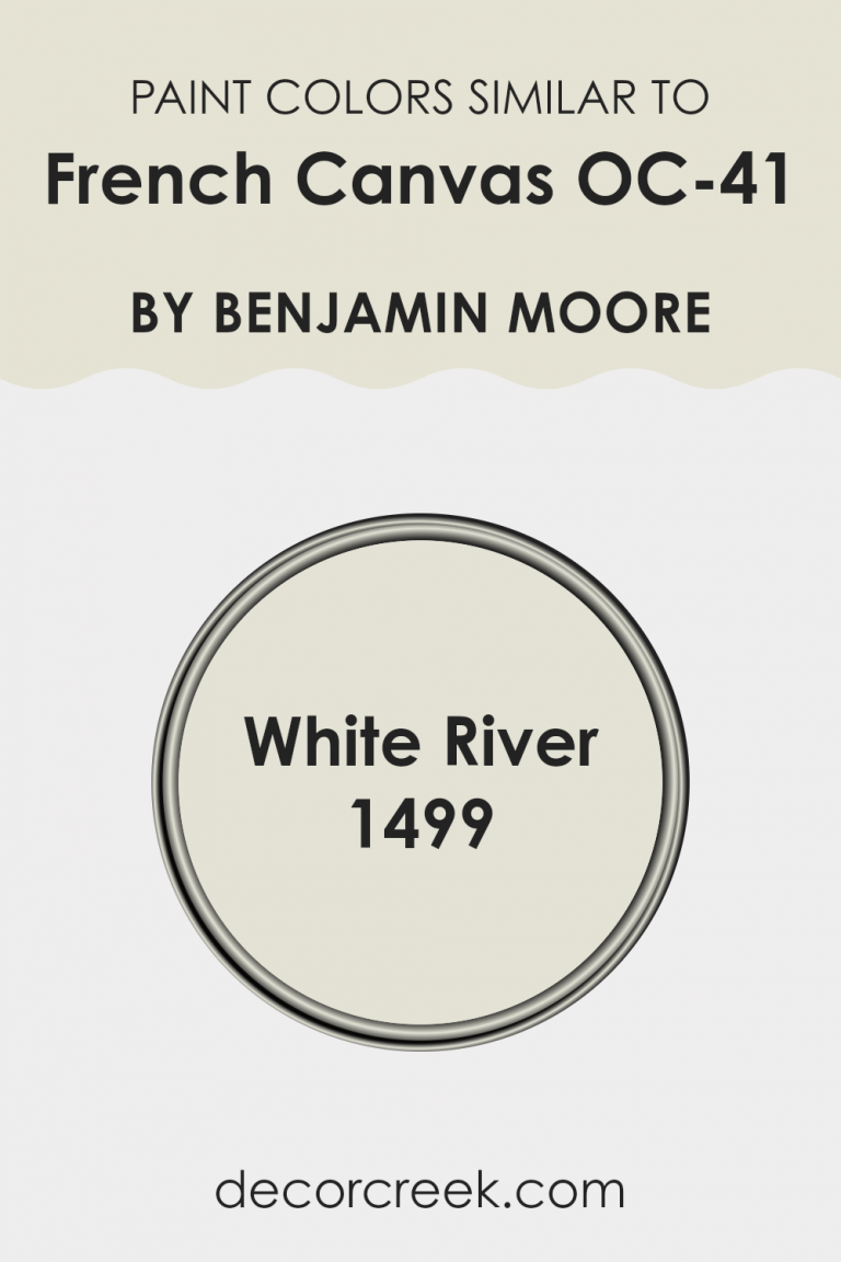 French Canvas OC-41 Paint Color by Benjamin Moore - DecorCreek
