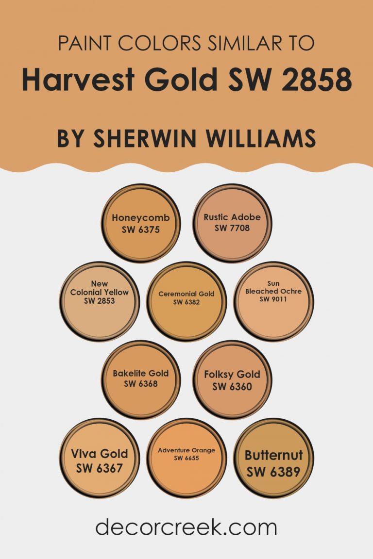 Harvest Gold SW 2858 Paint Color by Sherwin Williams - DecorCreek