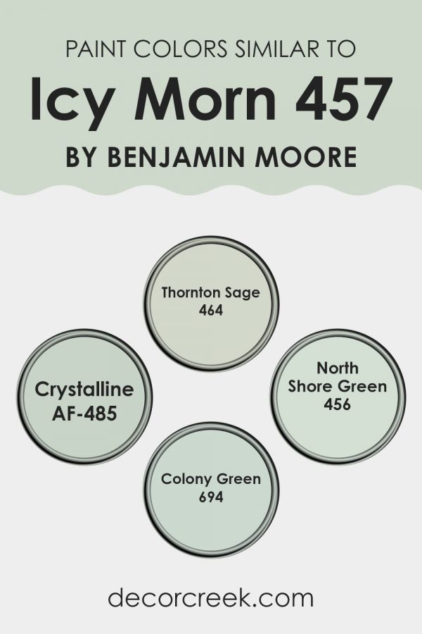Icy Morn 457 Paint Color by Benjamin Moore - DecorCreek