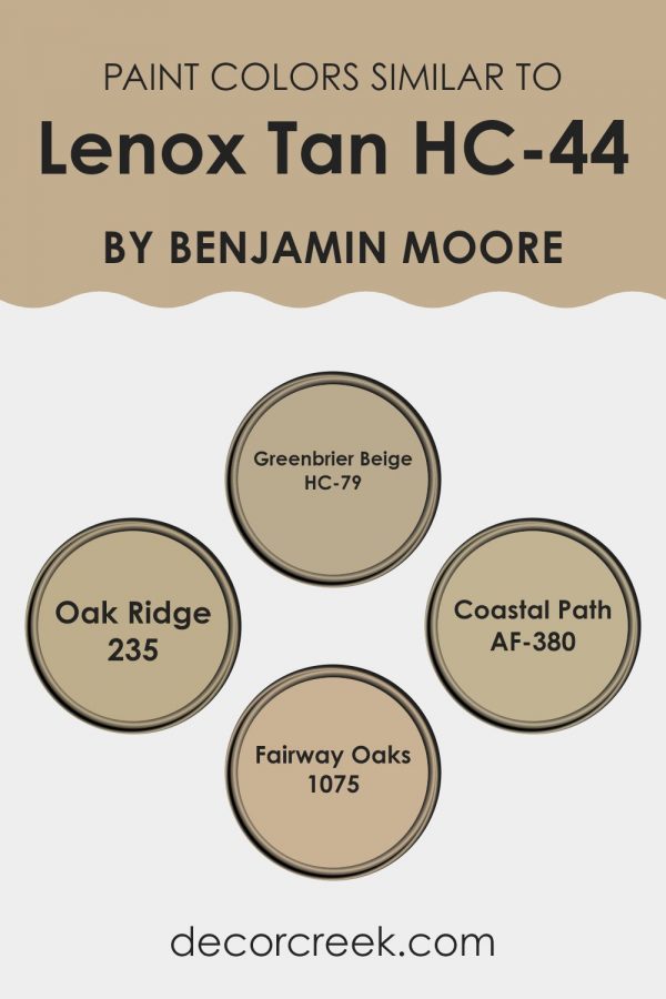 Lenox Tan HC-44 Paint Color by Benjamin Moore - DecorCreek