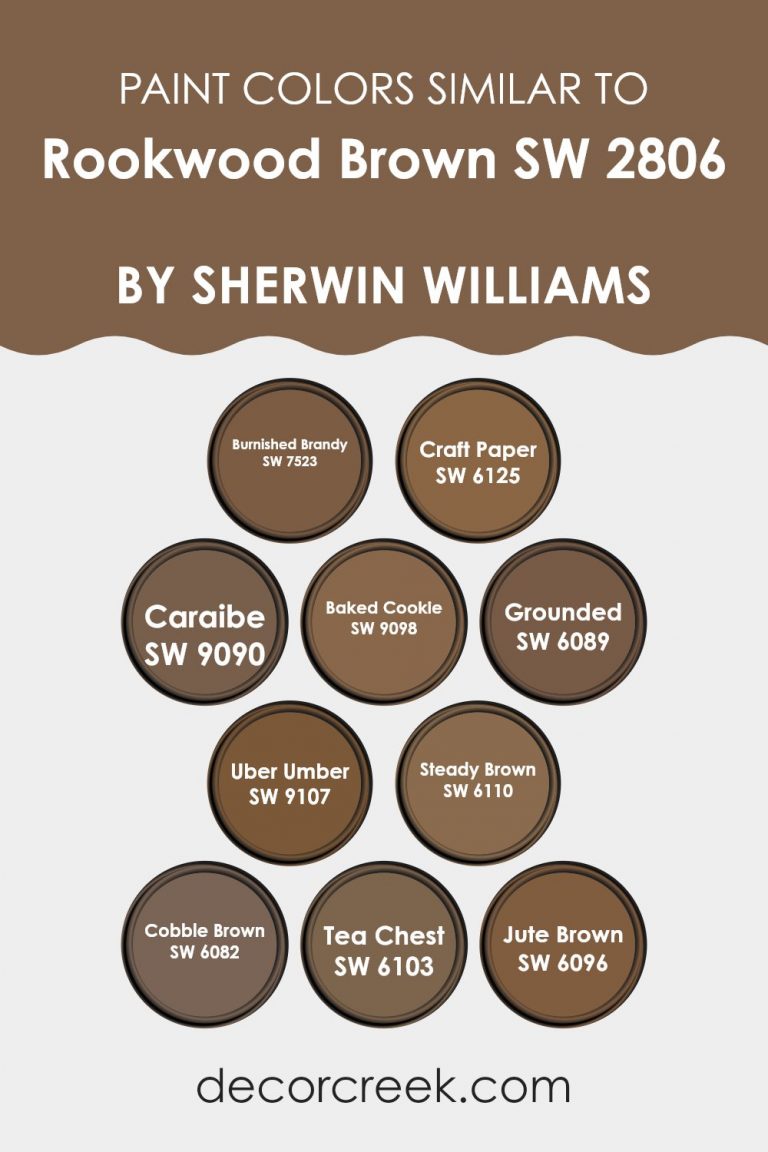 Rookwood Brown SW 2806 Paint Color by Sherwin Williams - DecorCreek