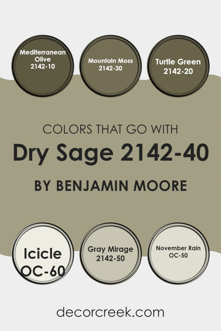 Dry Sage 2142-40 Paint Color by Benjamin Moore - DecorCreek
