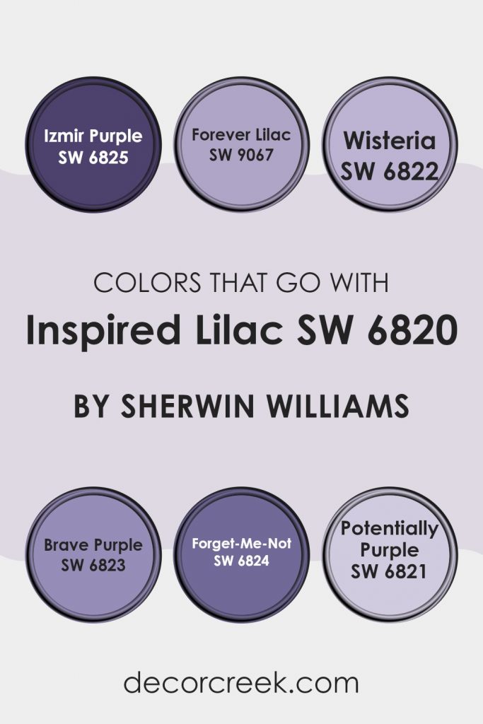 Inspired Lilac SW 6820 Paint Color by Sherwin Williams - DecorCreek