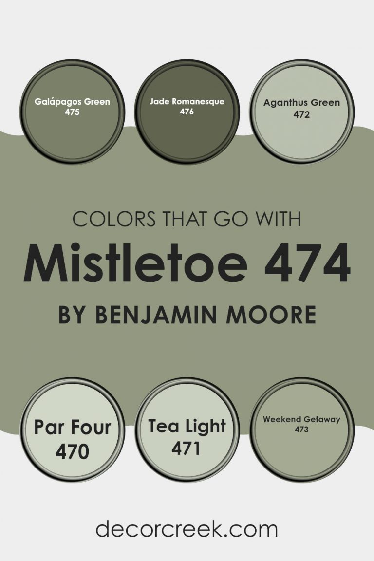 Mistletoe 474 Paint Color by Benjamin Moore - DecorCreek
