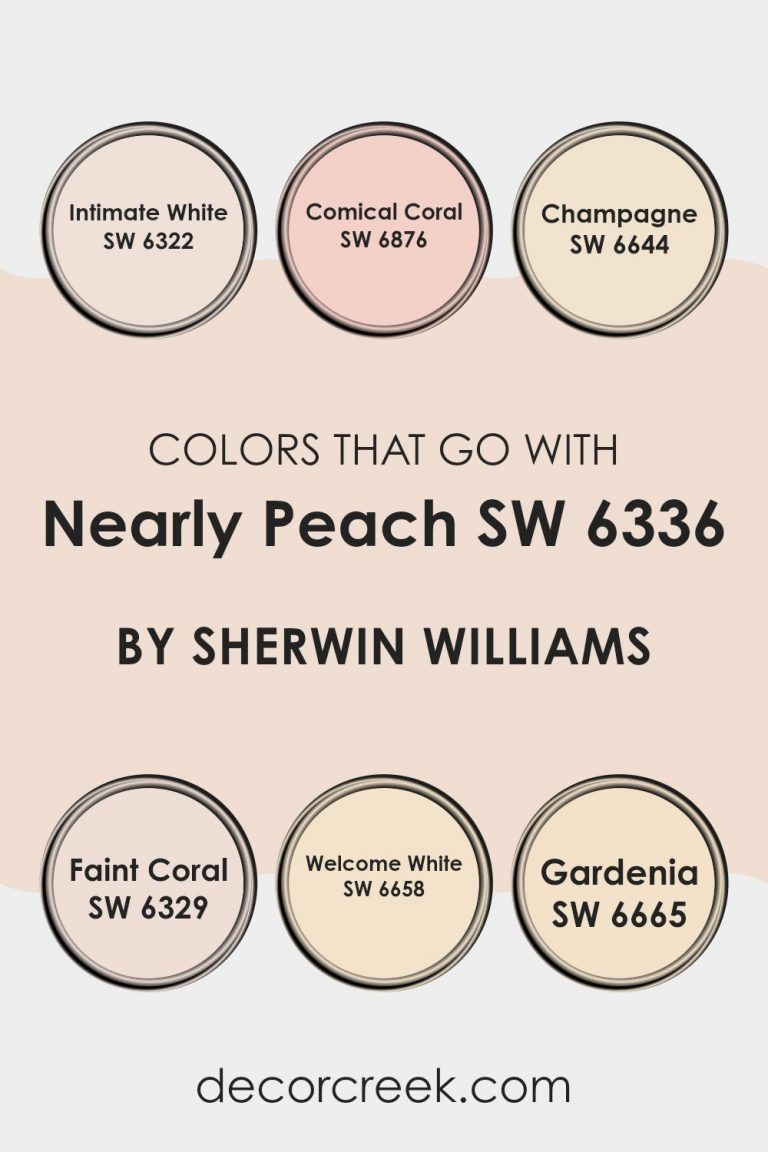 Nearly Peach SW 6336 Paint Color by Sherwin Williams - DecorCreek