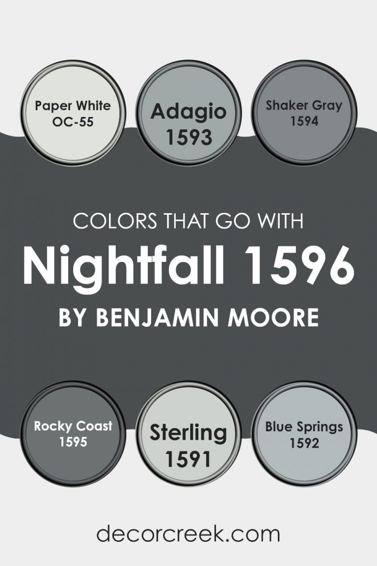Nightfall 1596 Paint Color by Benjamin Moore - DecorCreek