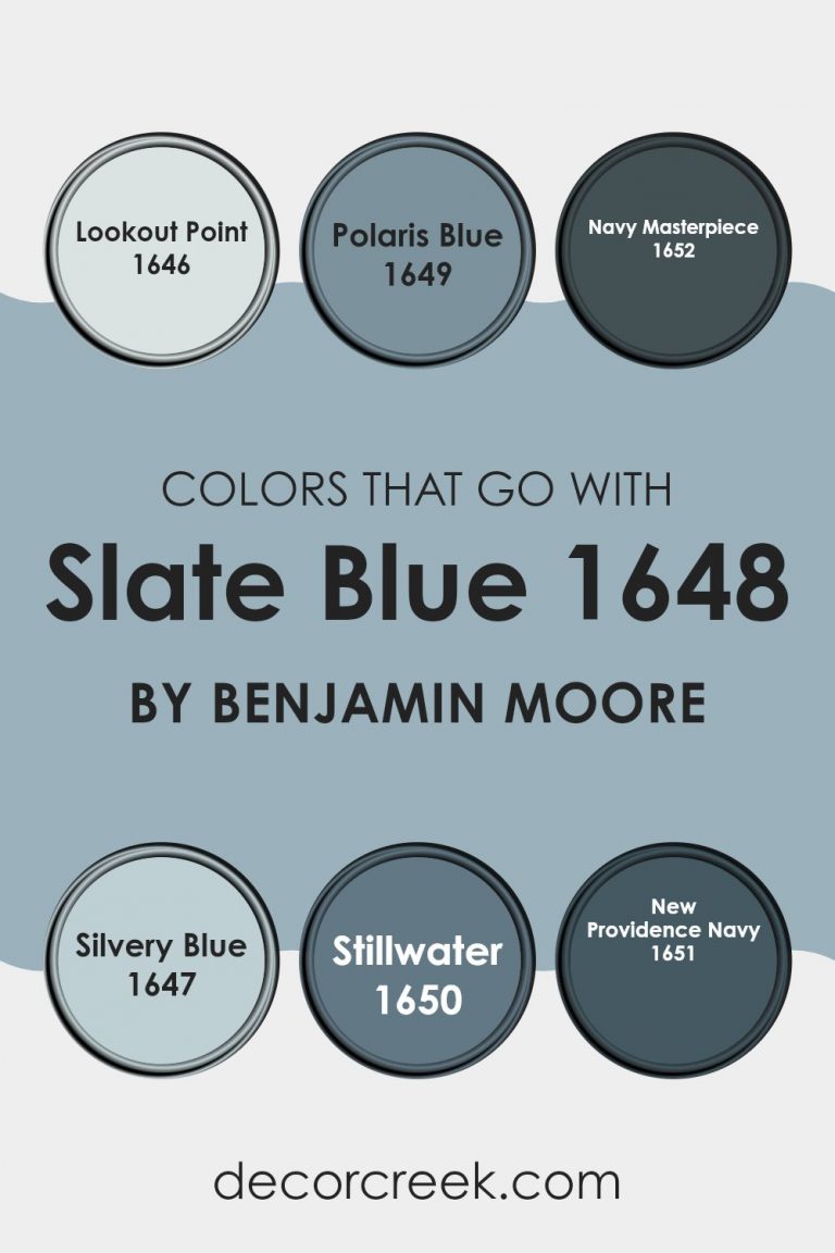 Slate Blue 1648 Paint Color by Benjamin Moore - DecorCreek