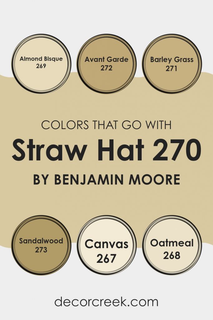 Straw Hat 270 Paint Color by Benjamin Moore - DecorCreek