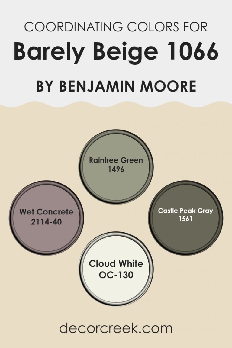 Barely Beige 1066 Paint Color by Benjamin Moore - DecorCreek
