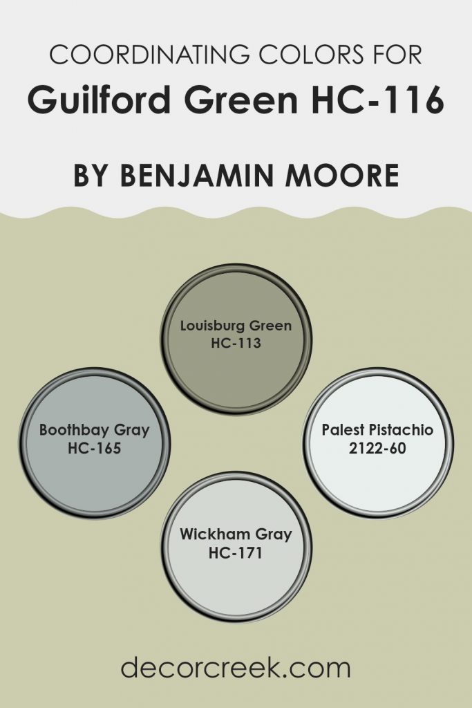 Guilford Green HC-116 Paint Color by Benjamin Moore - DecorCreek