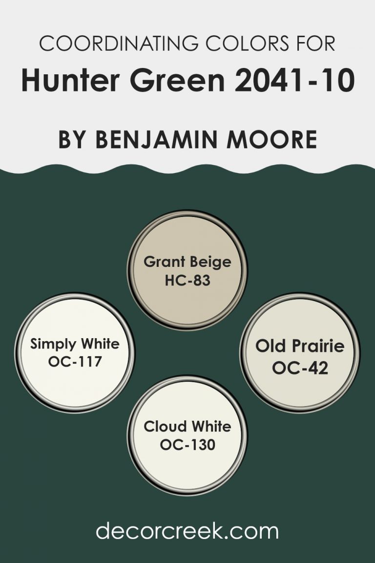 Hunter Green 2041-10 Paint Color by Benjamin Moore - DecorCreek