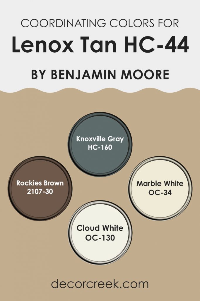 Lenox Tan HC-44 Paint Color by Benjamin Moore - DecorCreek