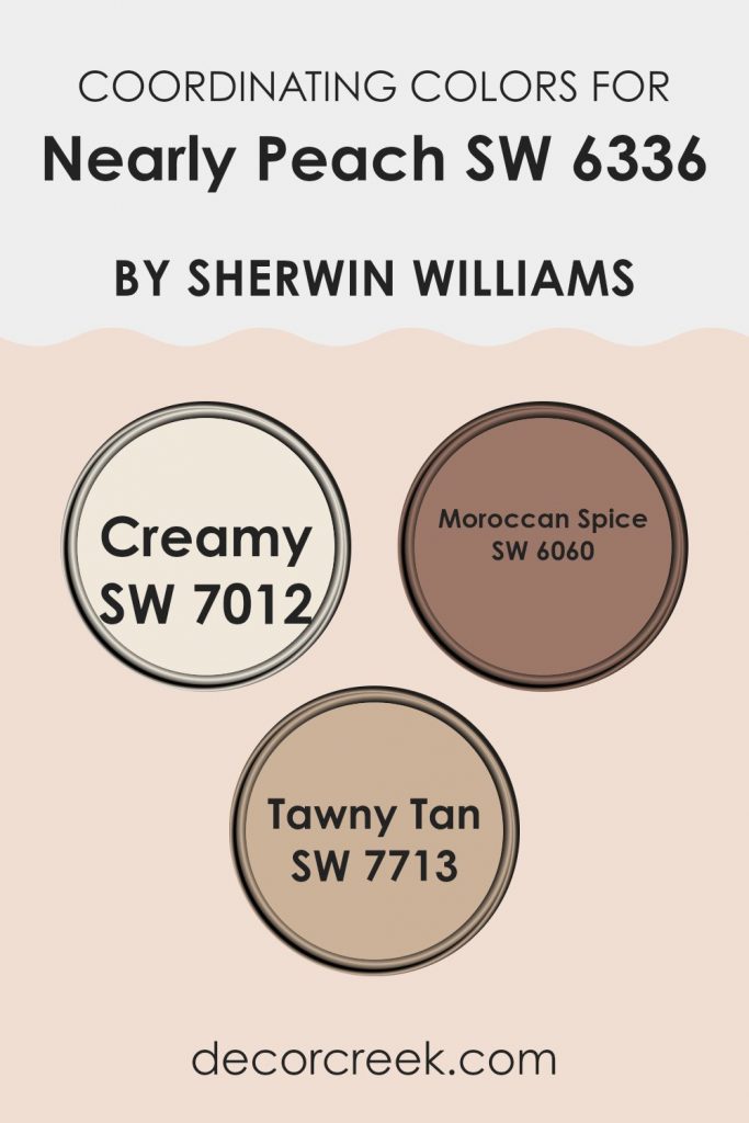 Nearly Peach SW 6336 Paint Color by Sherwin Williams - DecorCreek