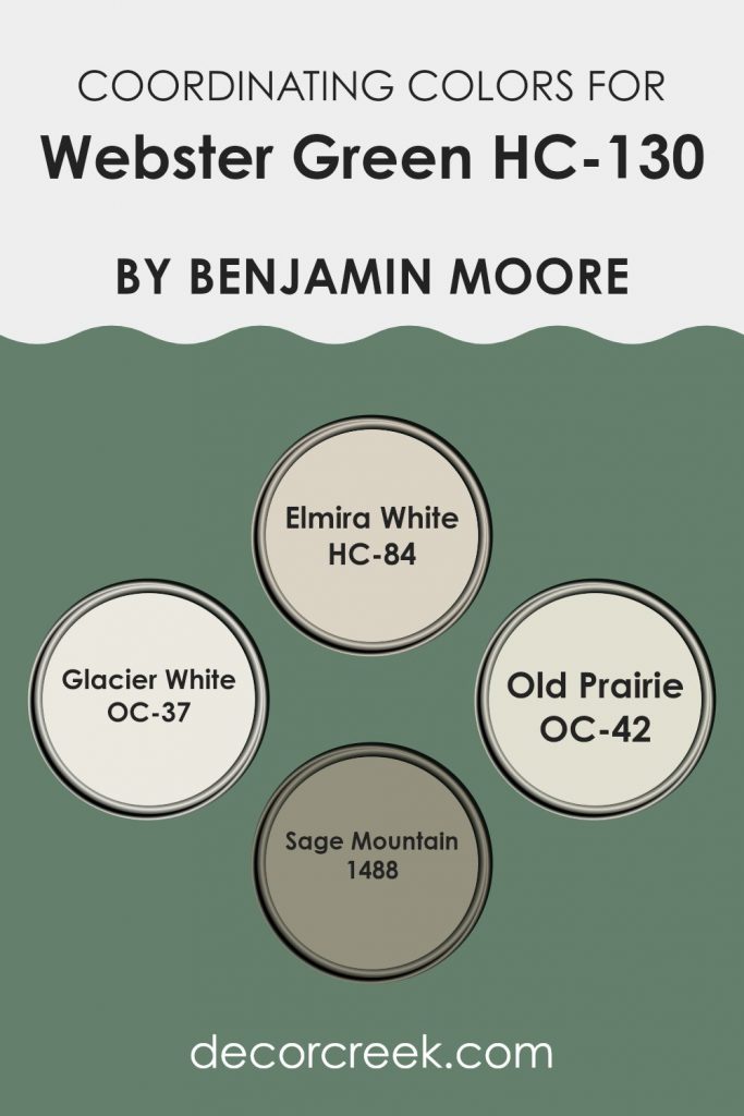 Webster Green HC-130 Paint Color by Benjamin Moore - DecorCreek