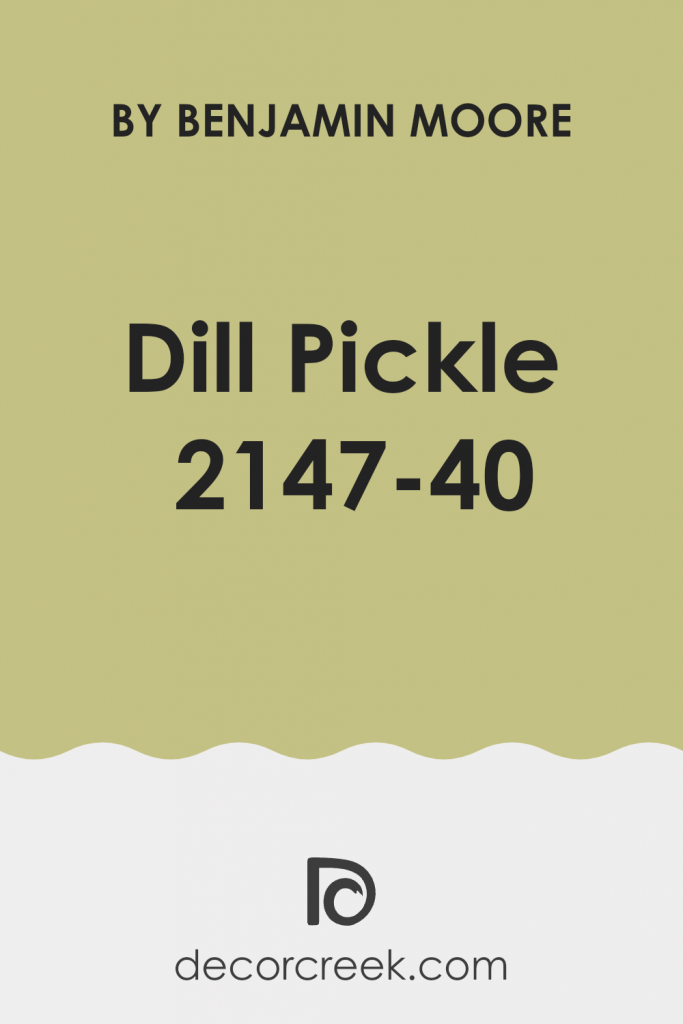 Dill Pickle 2147-40 Paint Color by Benjamin Moore - DecorCreek