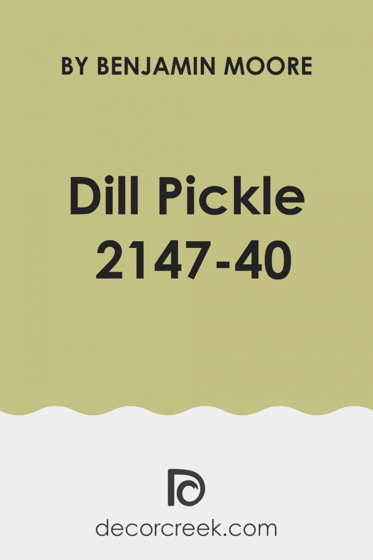 Dill Pickle 2147-40 Paint Color by Benjamin Moore - DecorCreek