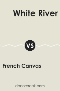 French Canvas OC-41 Paint Color by Benjamin Moore - DecorCreek