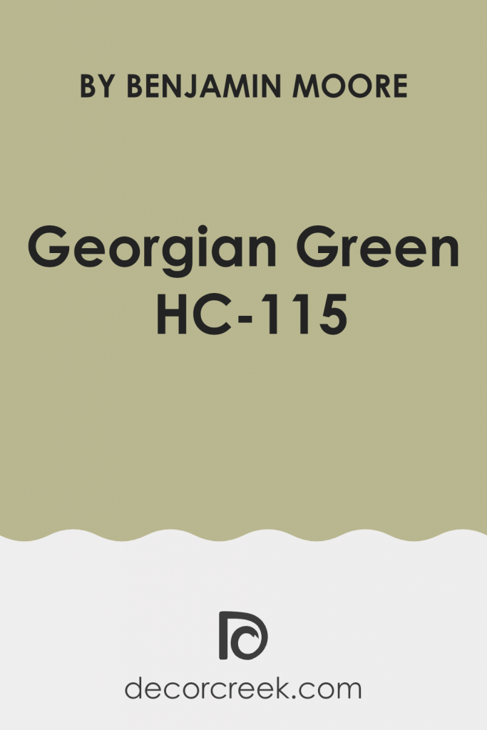 Georgian Green HC-115 Paint Color by Benjamin Moore - DecorCreek