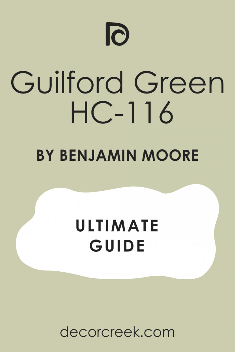 Guilford Green HC-116 Paint Color by Benjamin Moore - DecorCreek