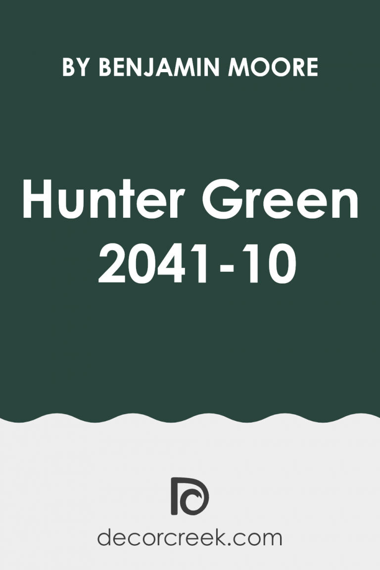 Hunter Green 2041-10 Paint Color by Benjamin Moore - DecorCreek