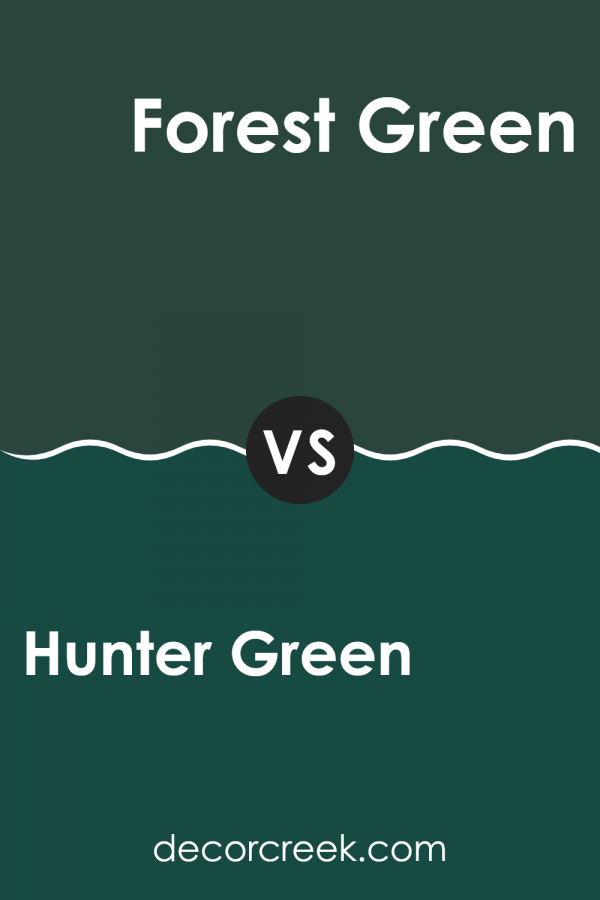 Hunter Green 2041-10 Paint Color by Benjamin Moore - DecorCreek