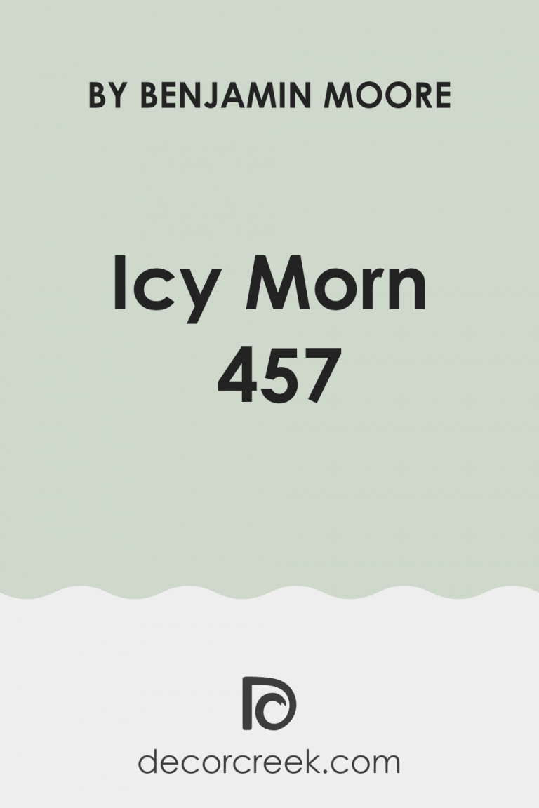 Icy Morn 457 Paint Color by Benjamin Moore - DecorCreek
