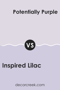 Inspired Lilac SW 6820 Paint Color by Sherwin Williams - DecorCreek