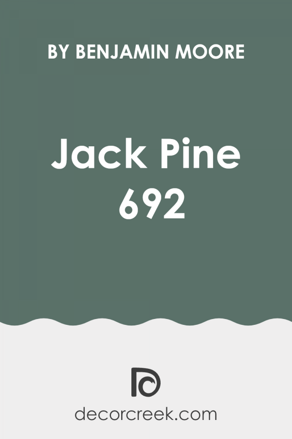 Jack Pine 692 Paint Color by Benjamin Moore - DecorCreek