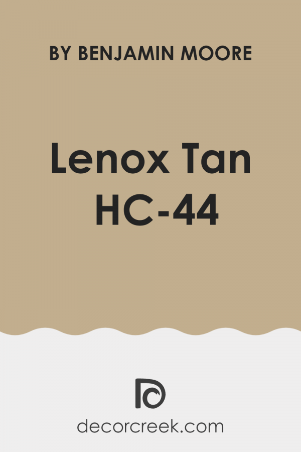 Lenox Tan HC-44 Paint Color by Benjamin Moore - DecorCreek