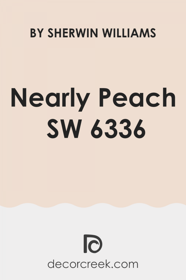 Nearly Peach SW 6336 Paint Color by Sherwin Williams - DecorCreek