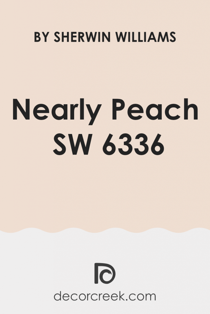 Nearly Peach SW 6336 Paint Color by Sherwin Williams - DecorCreek
