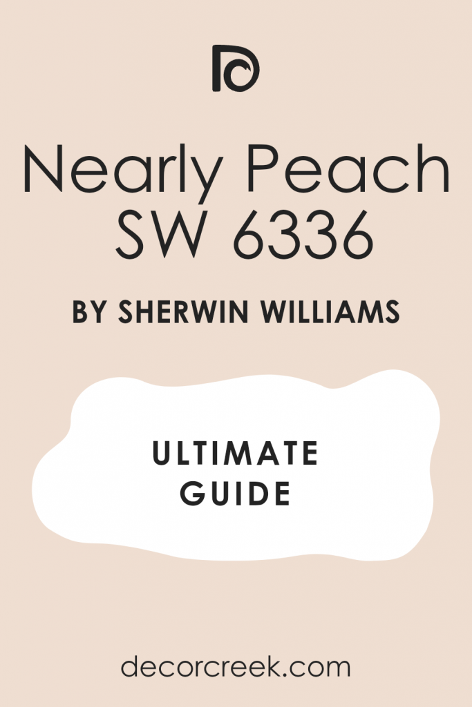 Nearly Peach SW 6336 Paint Color by Sherwin Williams - DecorCreek