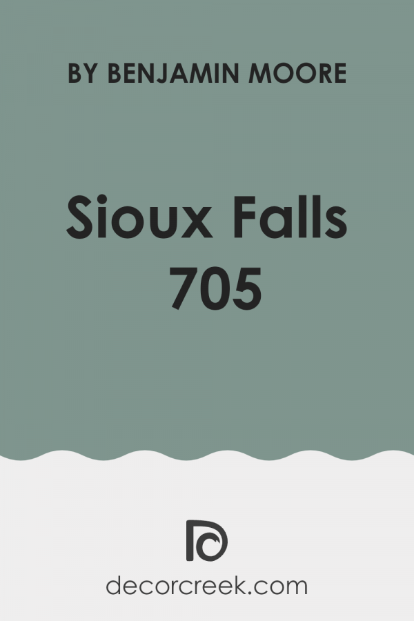 Sioux Falls 705 Paint Color by Benjamin Moore - DecorCreek