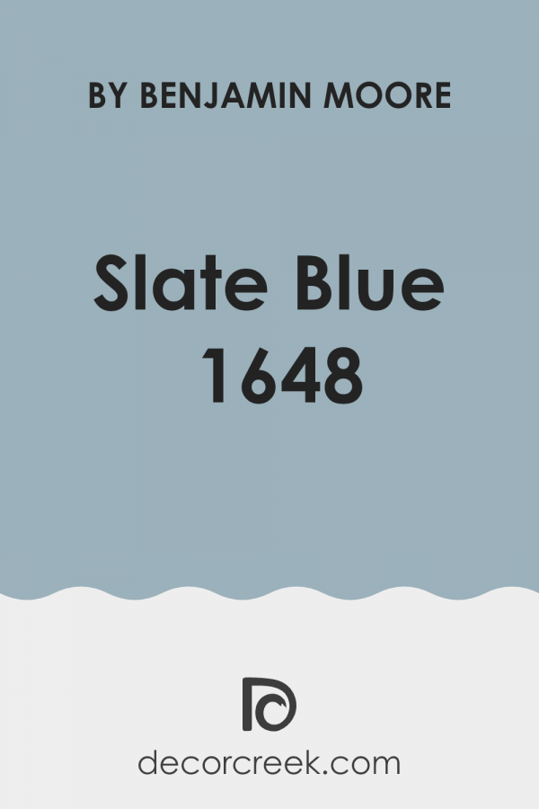 Slate Blue 1648 Paint Color by Benjamin Moore - DecorCreek