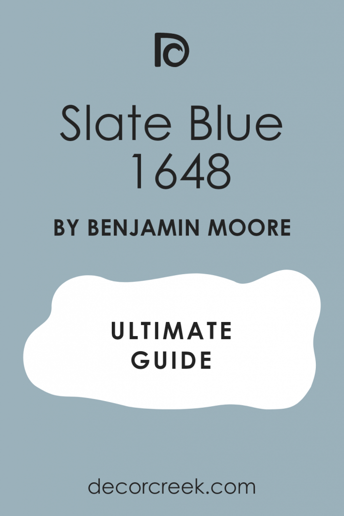Slate Blue 1648 Paint Color by Benjamin Moore - DecorCreek