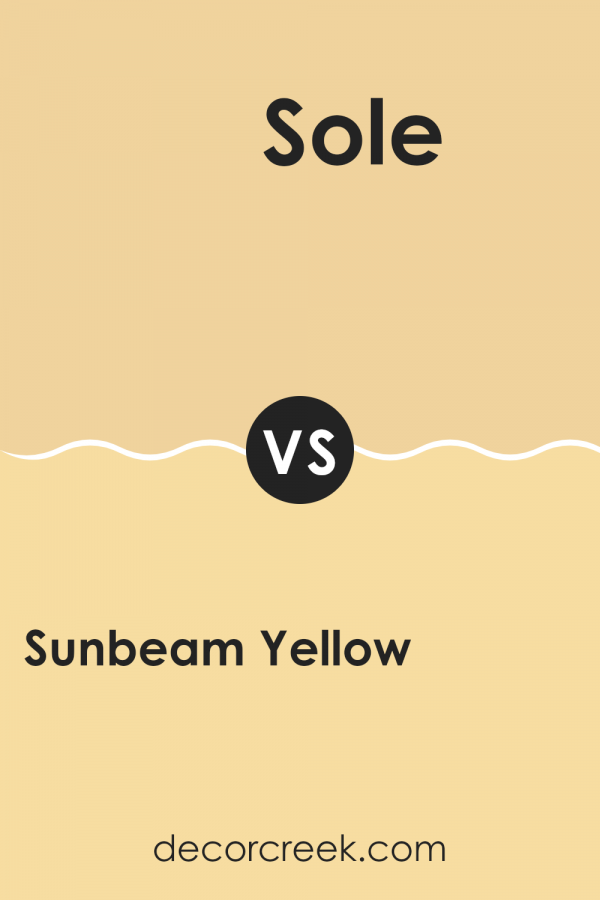 Sunbeam Yellow SW 0078 Paint Color by Sherwin Williams - DecorCreek