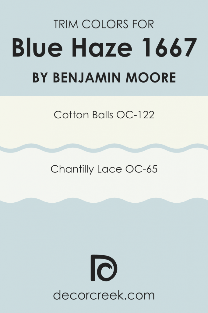 Blue Haze 1667 Paint Color by Benjamin Moore - DecorCreek