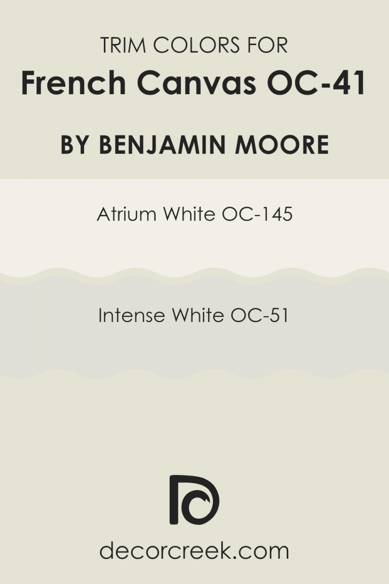 French Canvas OC-41 Paint Color by Benjamin Moore - DecorCreek