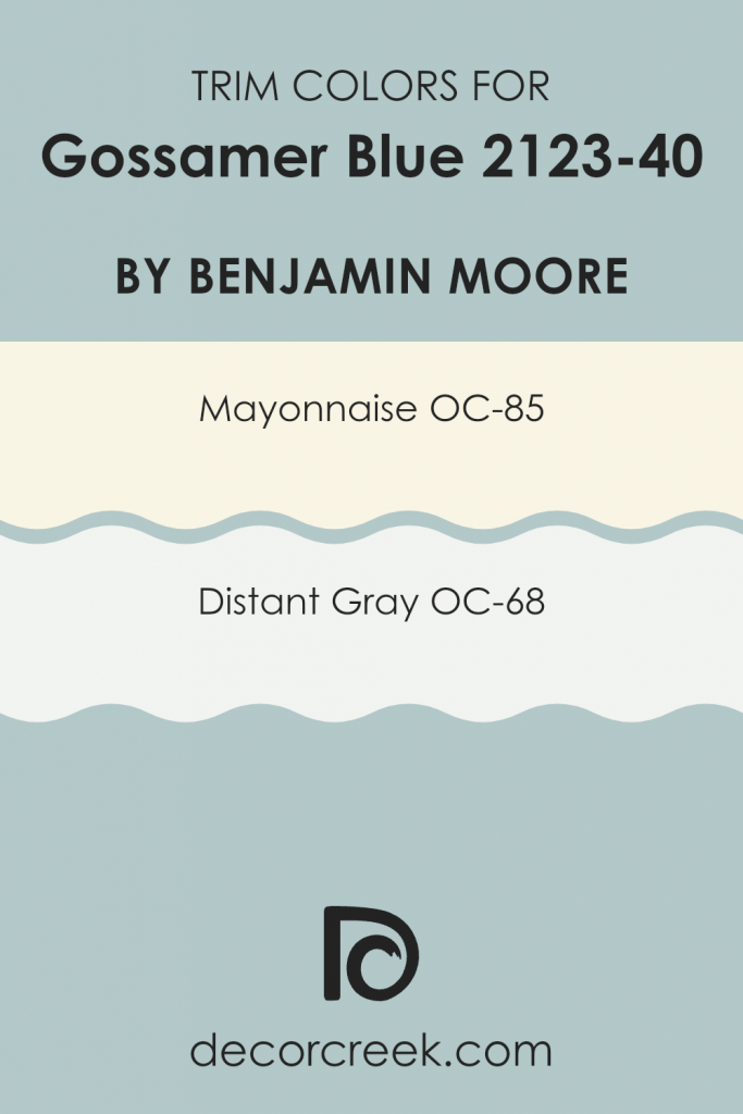 Gossamer Blue 2123-40 Paint Color by Benjamin Moore - DecorCreek