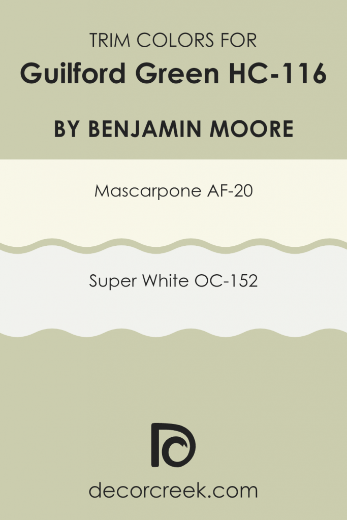 Guilford Green HC-116 Paint Color by Benjamin Moore - DecorCreek