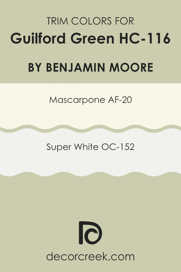 Guilford Green HC-116 Paint Color by Benjamin Moore - DecorCreek