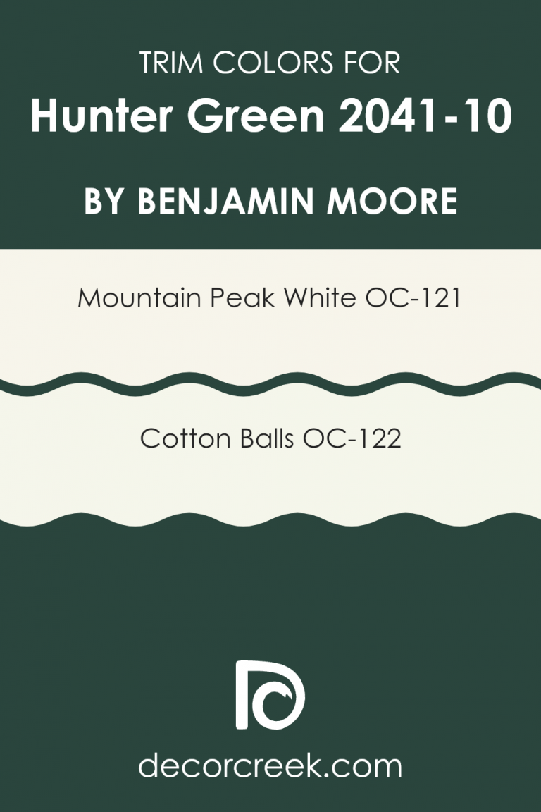 Hunter Green 2041-10 Paint Color by Benjamin Moore - DecorCreek