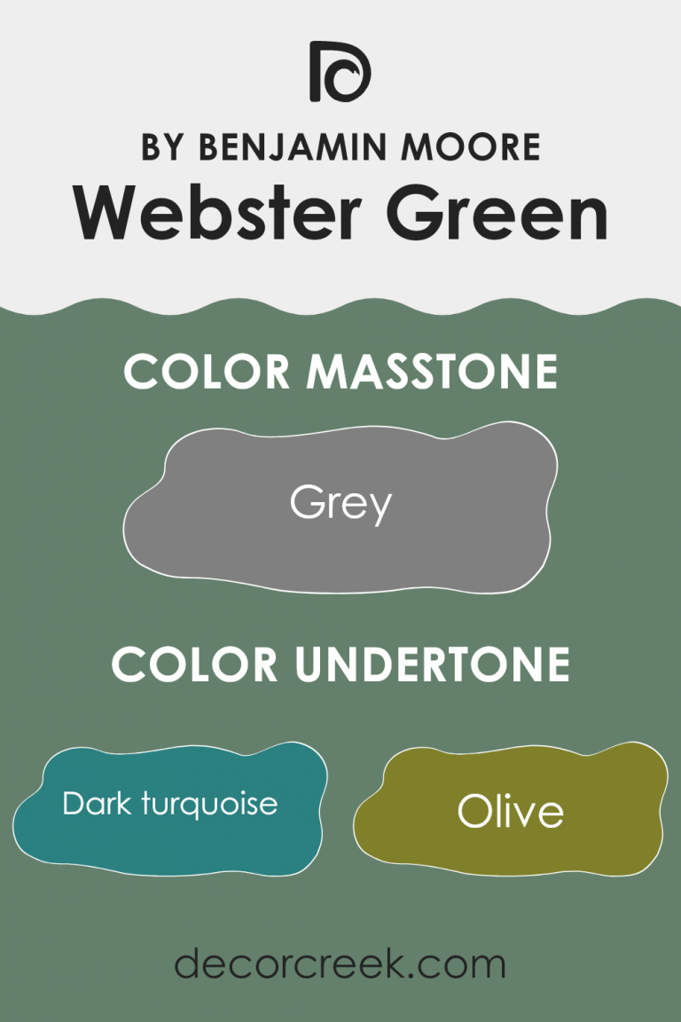 Webster Green HC-130 Paint Color by Benjamin Moore - DecorCreek