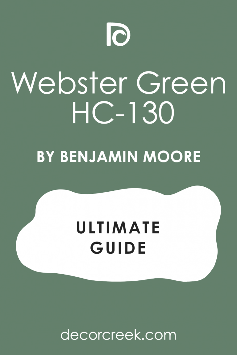 Webster Green HC-130 Paint Color by Benjamin Moore - DecorCreek