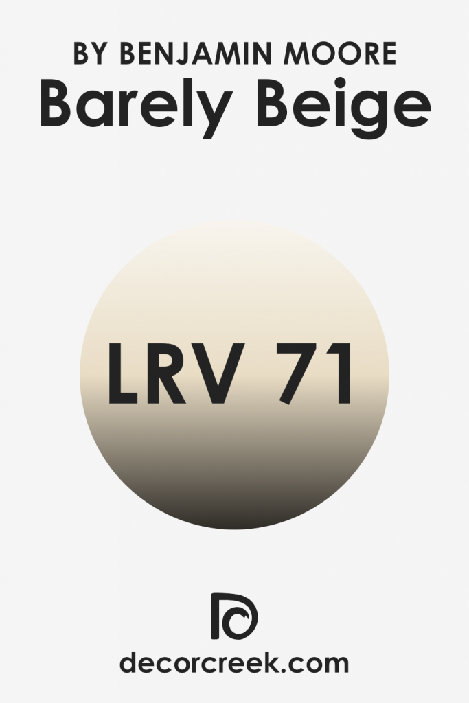Barely Beige 1066 Paint Color by Benjamin Moore - DecorCreek