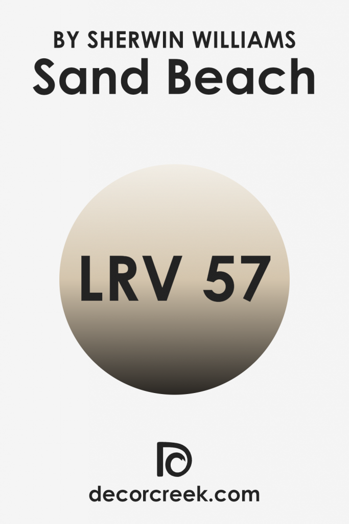 Sand Beach SW 7529 Paint Color by Sherwin Williams - DecorCreek