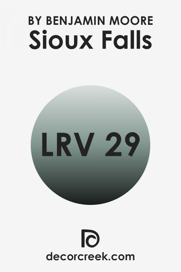 Sioux Falls 705 Paint Color by Benjamin Moore - DecorCreek
